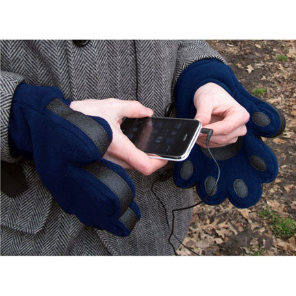 Adult Navy Fleece Mittens – BearHands and Buddies